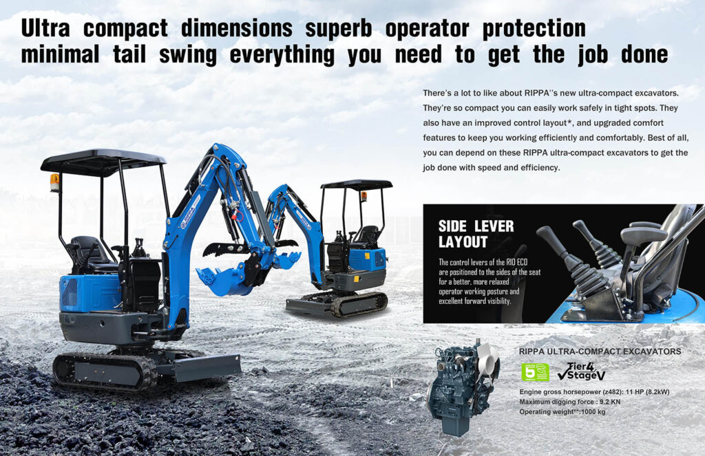 R10 – ECO Mini Excavator – RIPPA