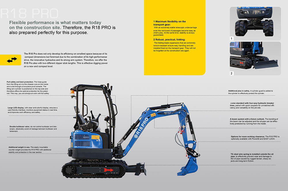 R18 -Pro Mini Excavator – RIPPA