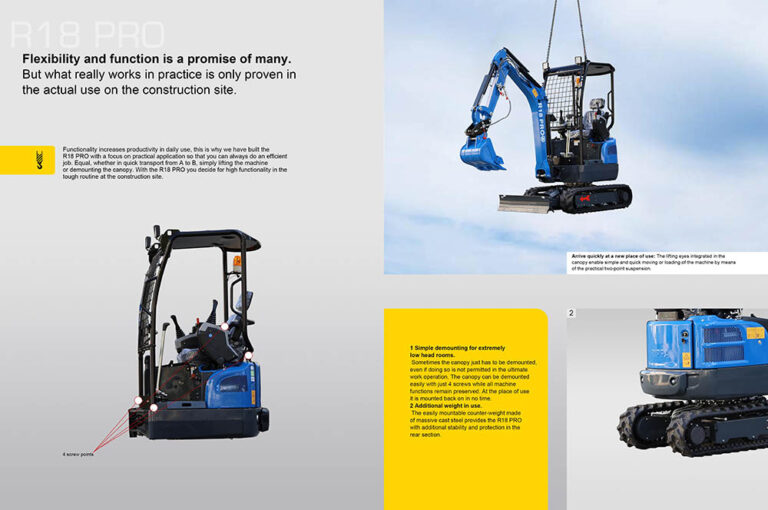 R18 -Pro Mini Excavator – RIPPA