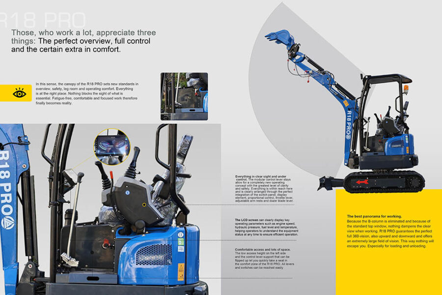 R18 -Pro Mini Excavator – RIPPA